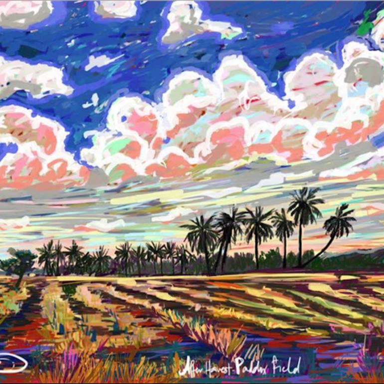 After Harvest Painting by Amy Hashim | Saatchi Art