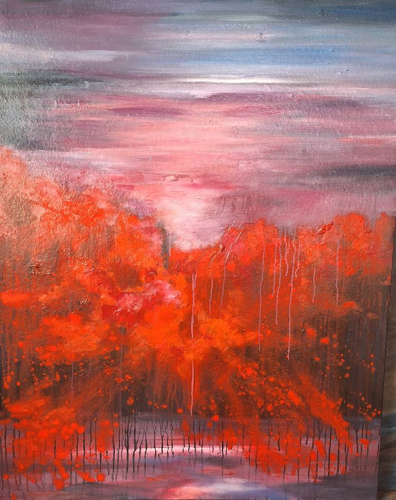 Red sea Painting by Hai Linh Le | Saatchi Art
