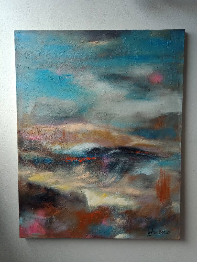 Landscape gray(sol) Painting by Hai Linh Le | Saatchi Art