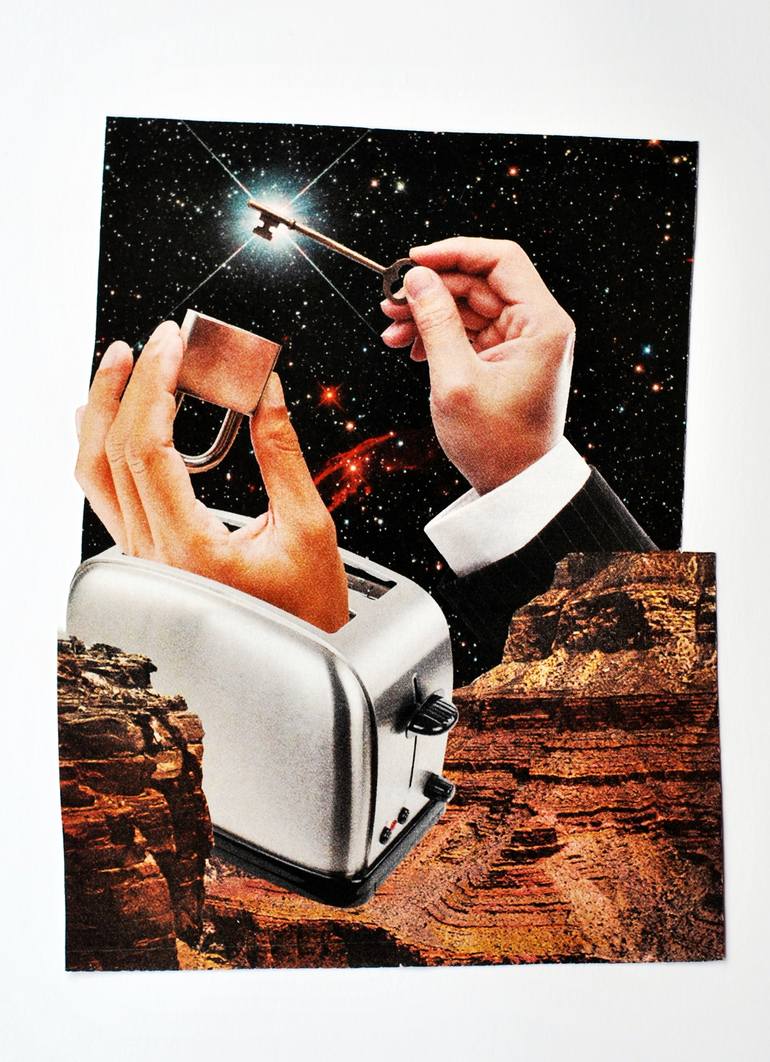 Toaster Collage by The Metro Artist | Saatchi Art