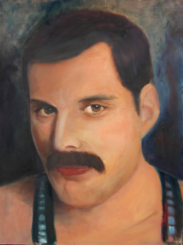 Freddie Mercury. Lover of life, singer of songs... Painting by GUSSE ...