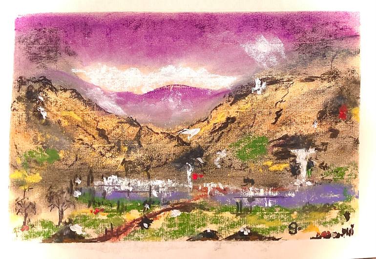 mountain Painting by Gordon Bell | Saatchi Art