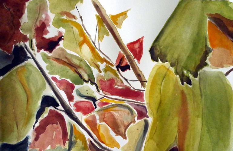 Autumn colours Painting by Chris Bennett | Saatchi Art