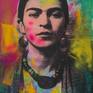Frida Kahlo Painting by Dane Shue | Saatchi Art