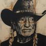 Willie Nelson Painting by Dane Shue | Saatchi Art
