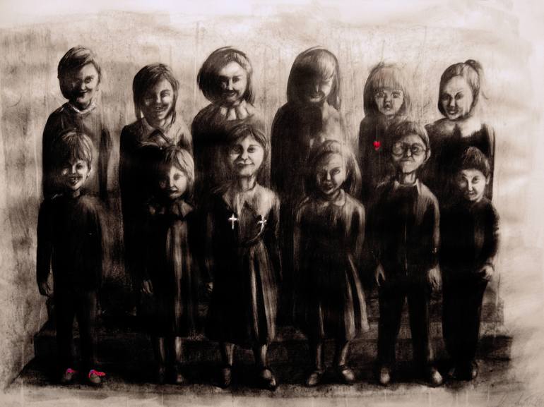 Drops of madness 6 (I feel fake) Drawing by Giuditta R | Saatchi Art