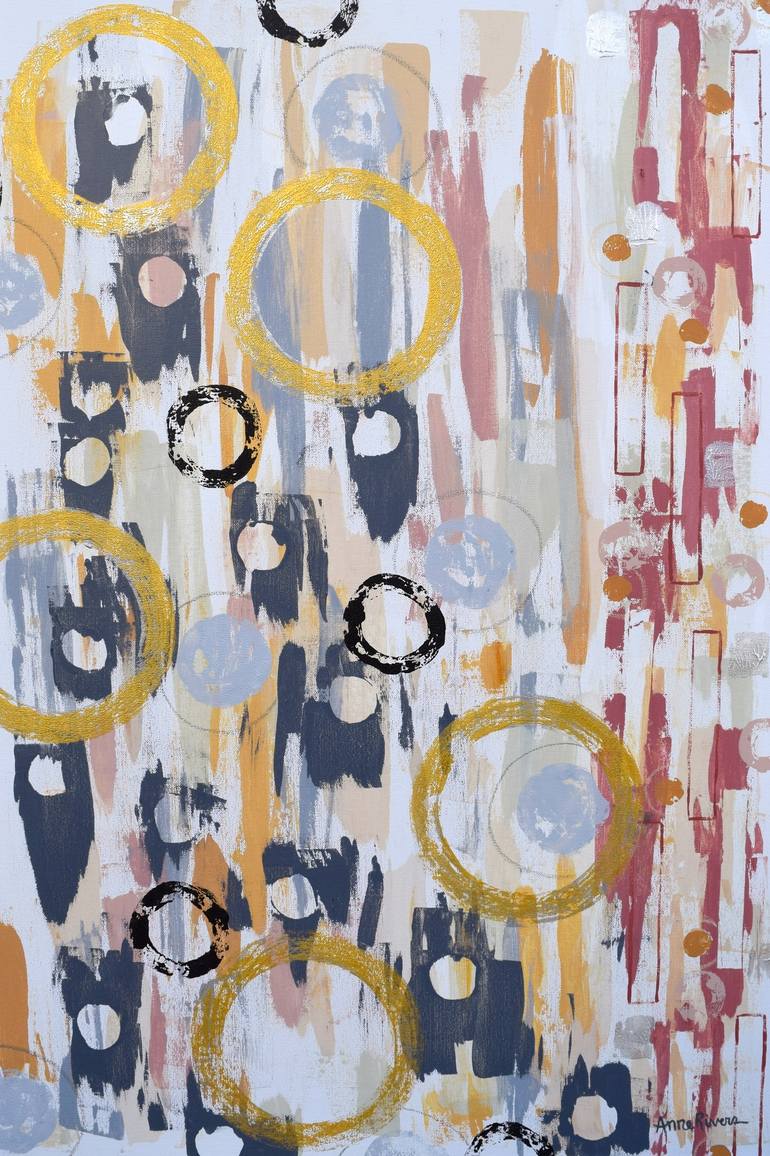 Raining II Painting by Anne Rivers | Saatchi Art
