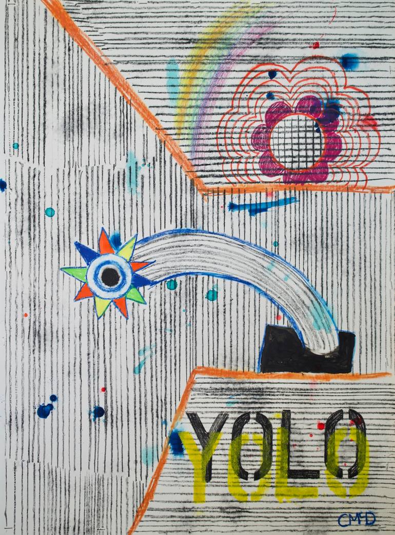 YOLO Painting by Carol McDermott | Saatchi Art