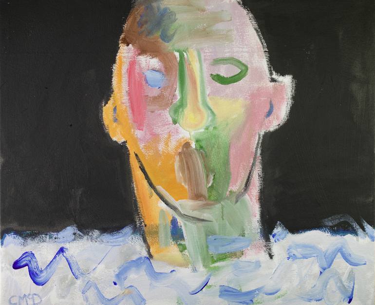 The cry of the Merman Painting by Carol McDermott | Saatchi Art