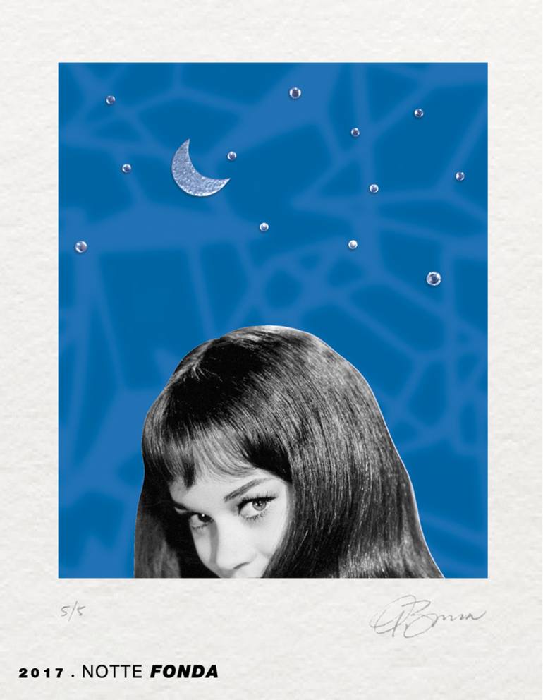 NOTTE FONDA Collage by Alberto Brusa | Saatchi Art