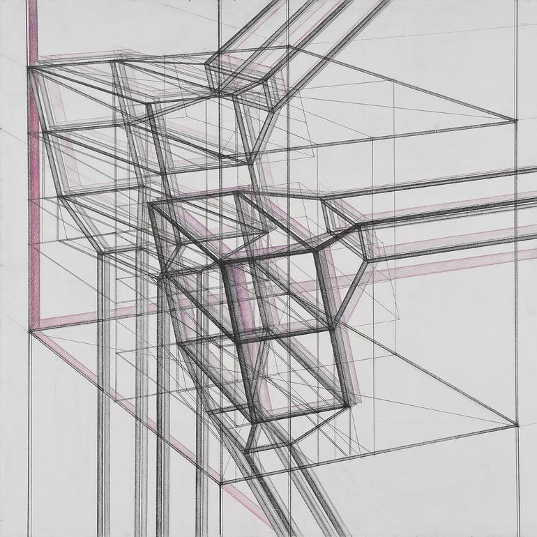 Coordinate System 04 Drawing by Marta Melnykovych | Saatchi Art