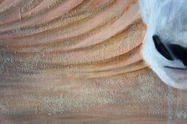 Arabian Oryx out from Noah's ark Painting by Emiko Ishida | Saatchi Art