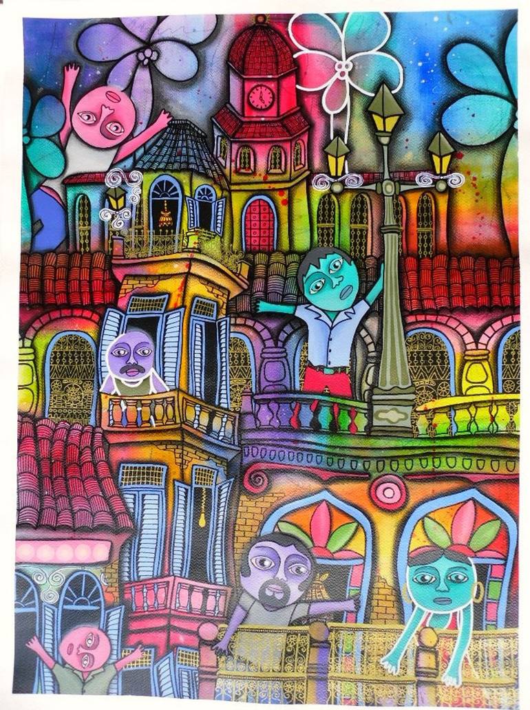 HAVANA Painting by Boris Hernandez | Saatchi Art