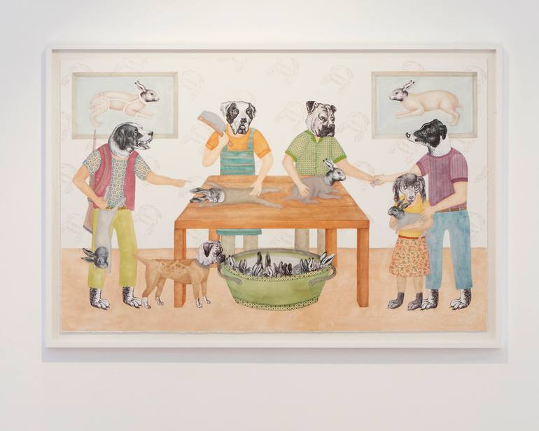 Hare-brain Painting by Claude Jones | Saatchi Art