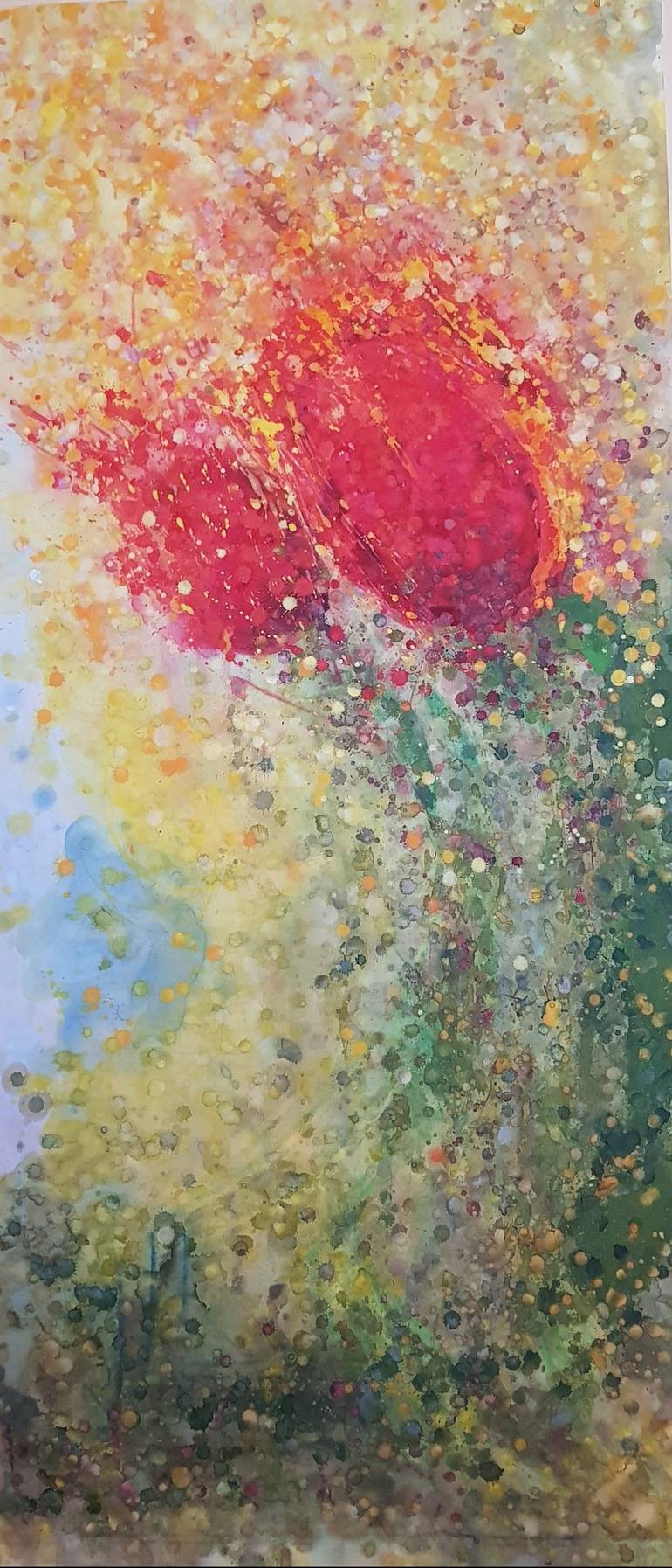 Tulips Painting by Agnes Harka | Saatchi Art