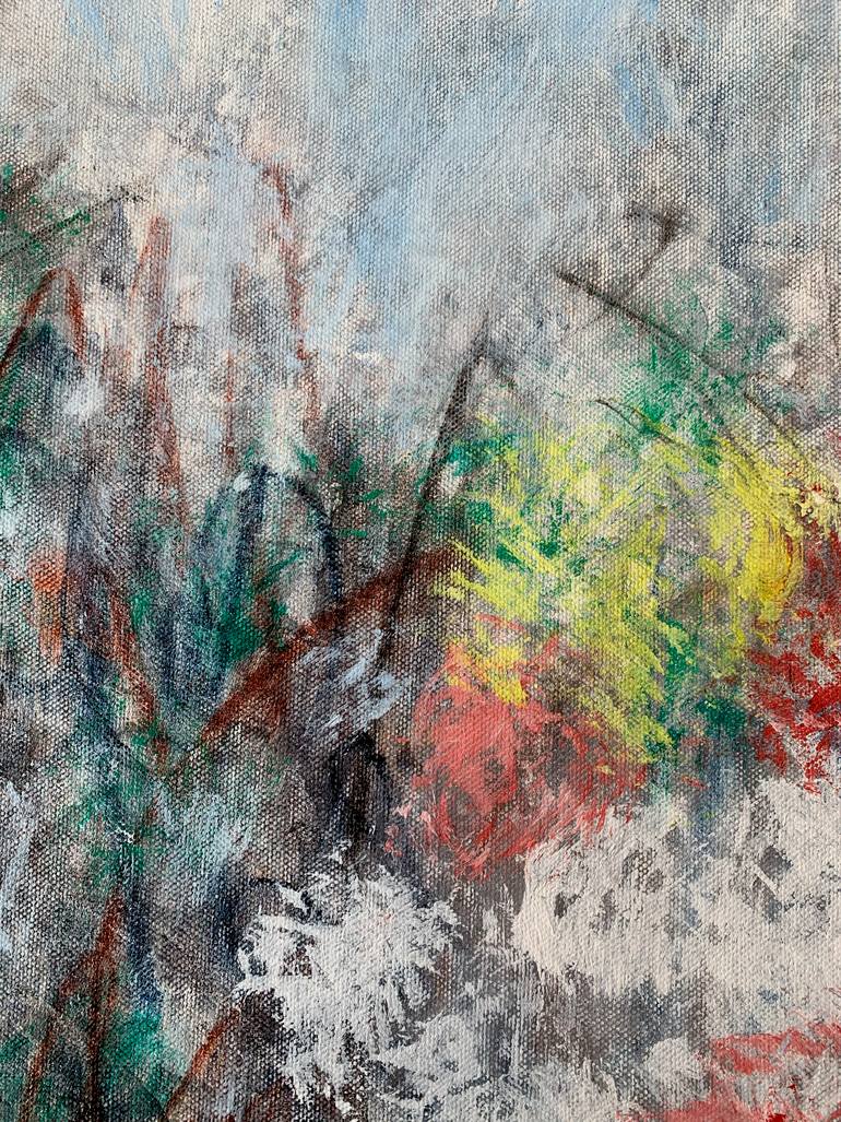 Rhododendrons Impressions, 2 Painting by Elvira Byrnes | Saatchi Art