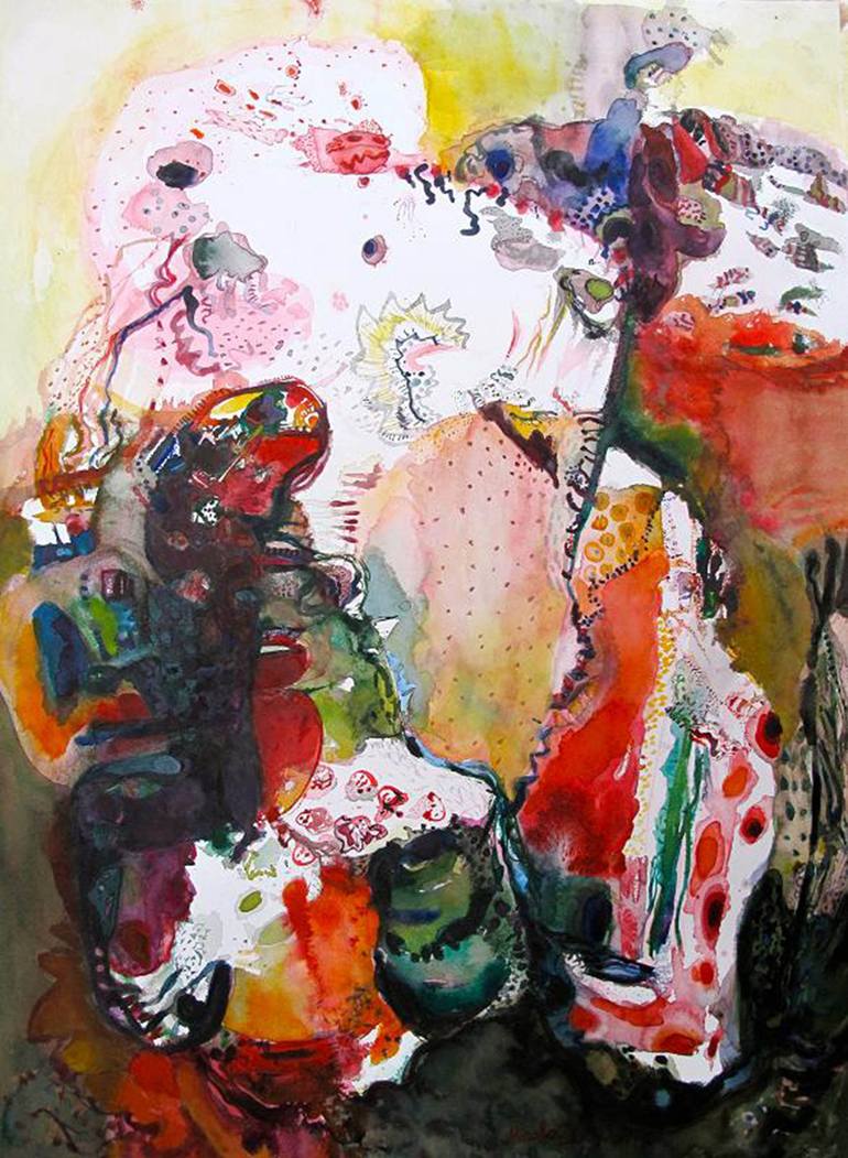 Sunny Mountain Painting by Mirela Bistran | Saatchi Art