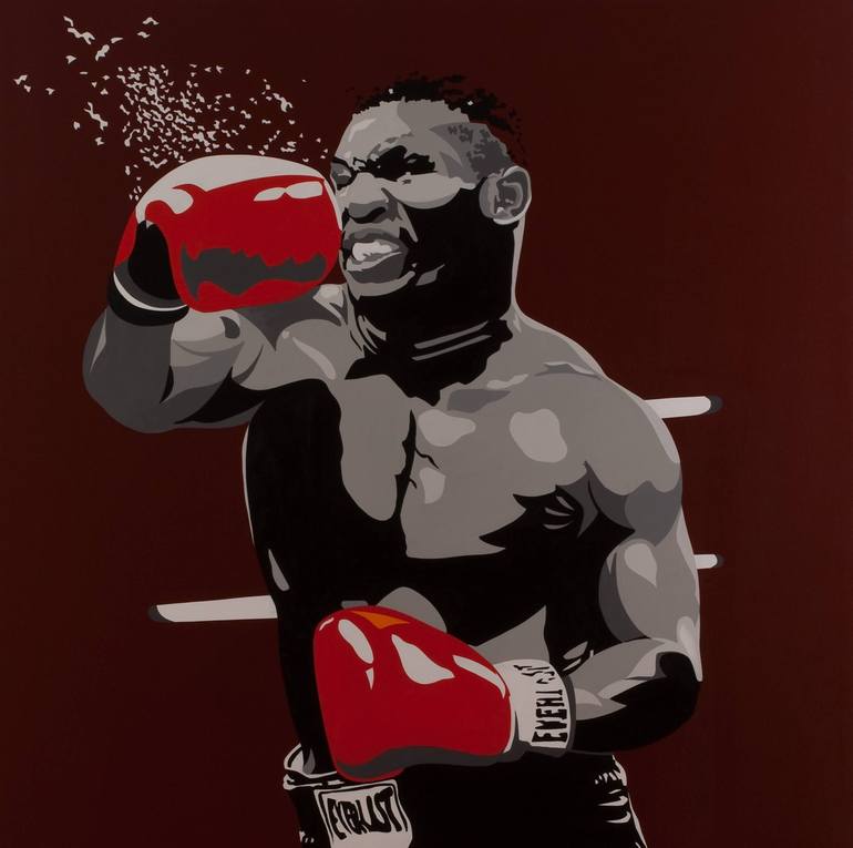 Iron Mike Painting by Erik Deandre' Robinson | Saatchi Art