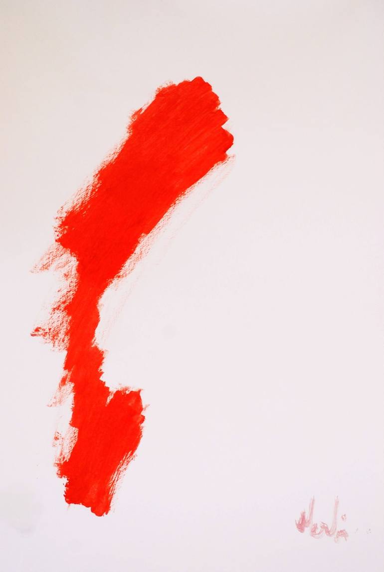 The color RED Painting by Merlin Flower | Saatchi Art