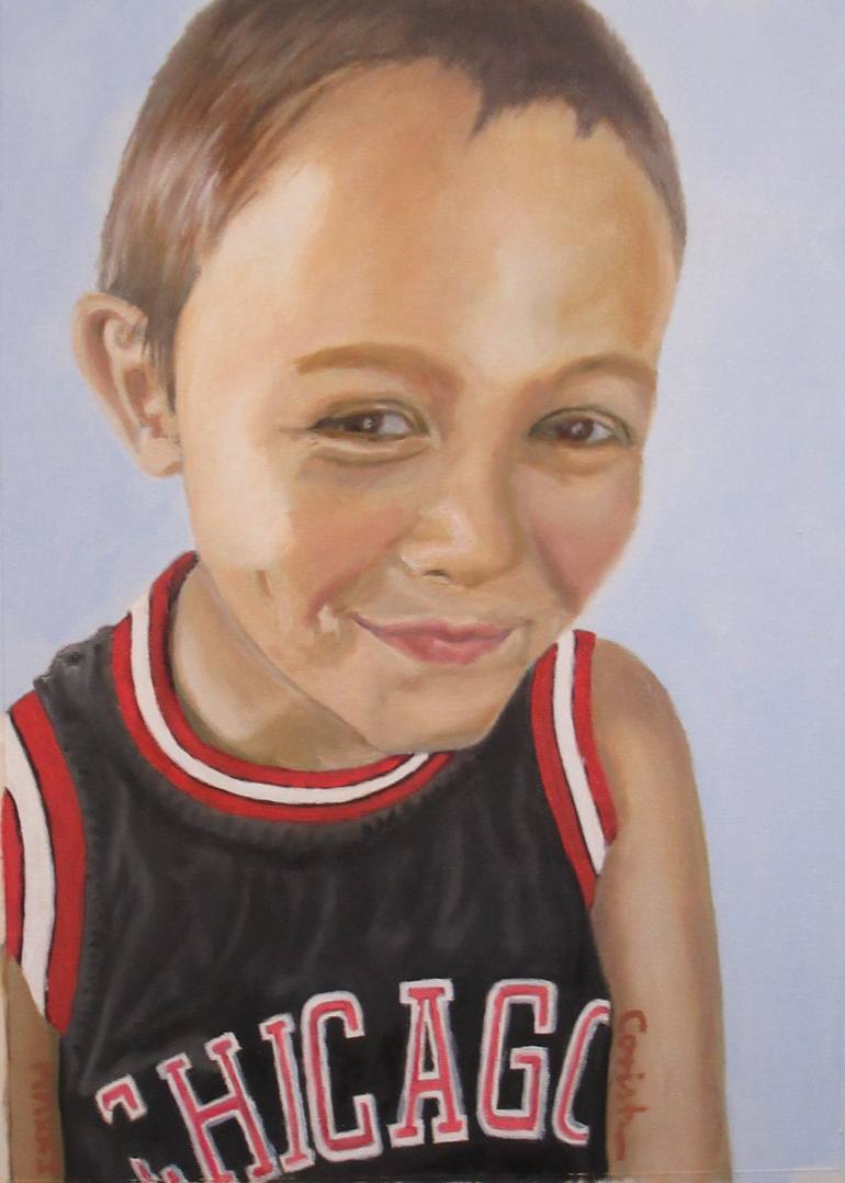 Portrait of Bill, an old soul Painting by Lady Elizabeth McDonald ...