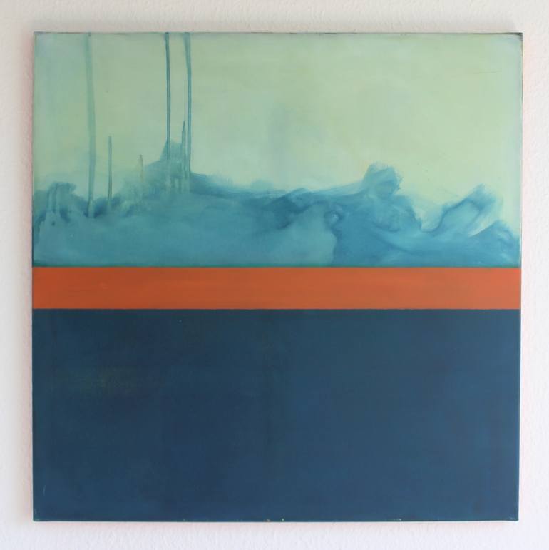 liquid blue 2019 Painting by Kai Hoge | Saatchi Art