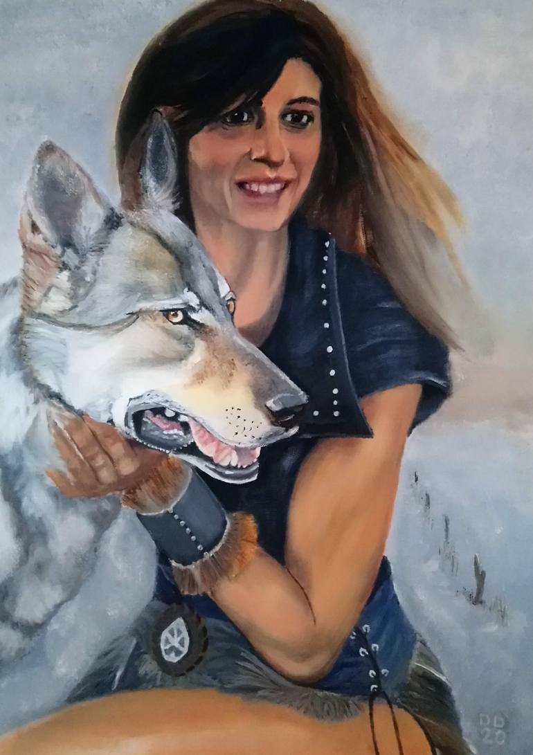 hunter Painting by Ap-P-Art A Passion For Pen Art | Saatchi Art