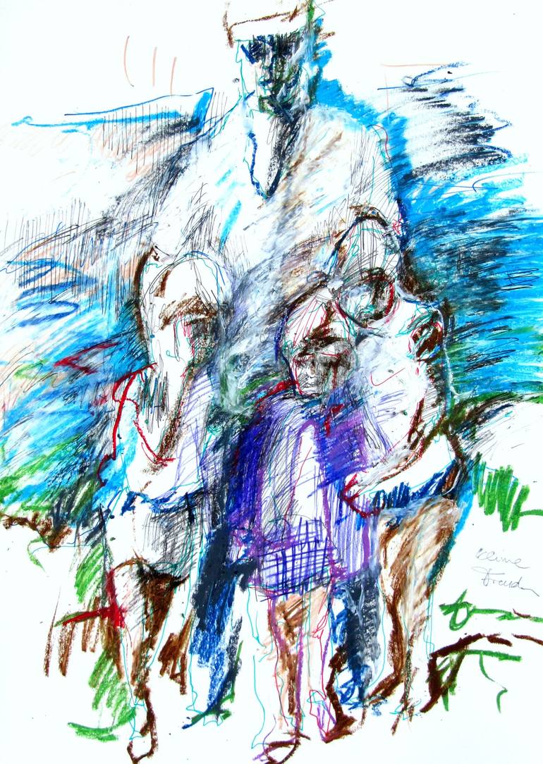 Small pleasures Drawing by Guido Michl | Saatchi Art