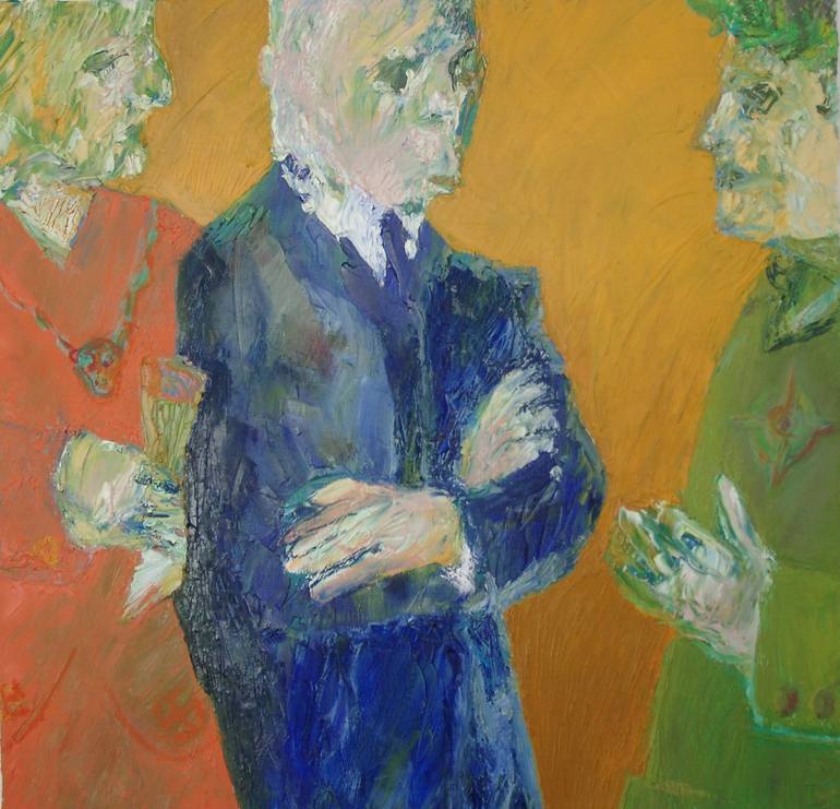 Small talk Painting by Guido Michl | Saatchi Art