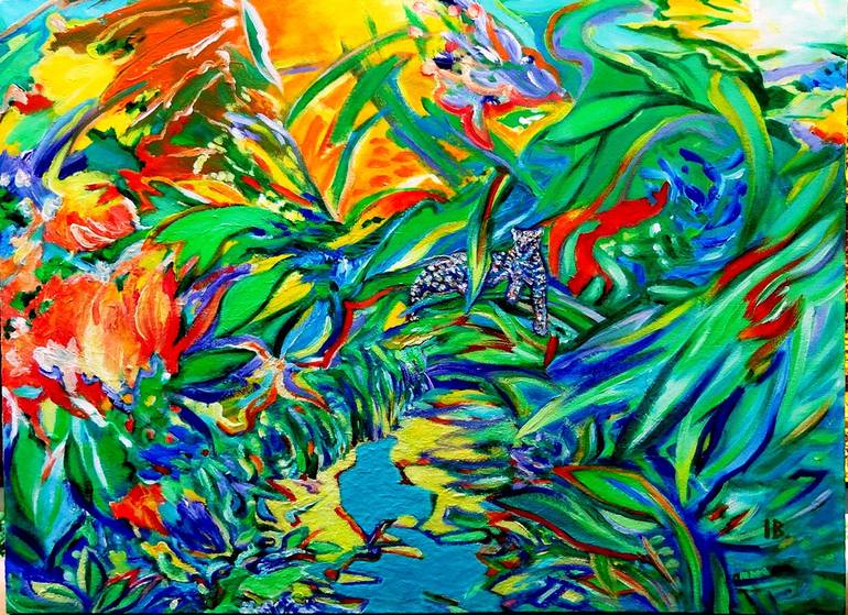 JUNGLE Painting by Inna Biton | Saatchi Art