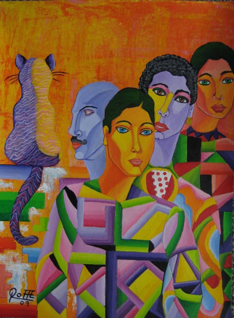 CAT CENTURIONS Painting by Sergio Roffe | Saatchi Art