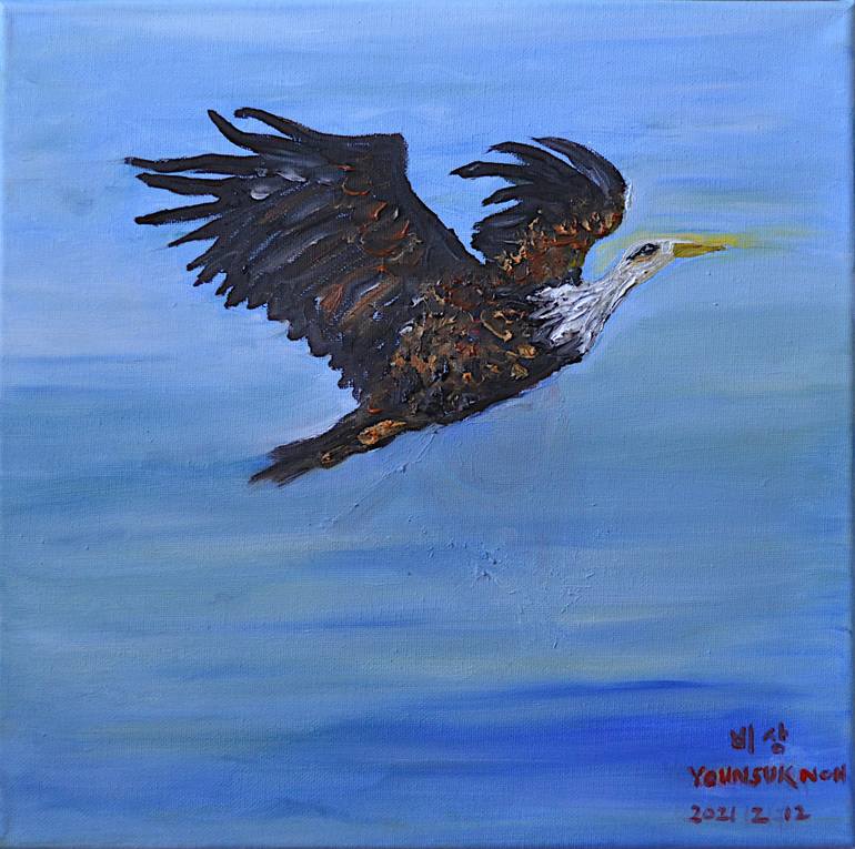 Flying Painting by Younsuk Noh | Saatchi Art