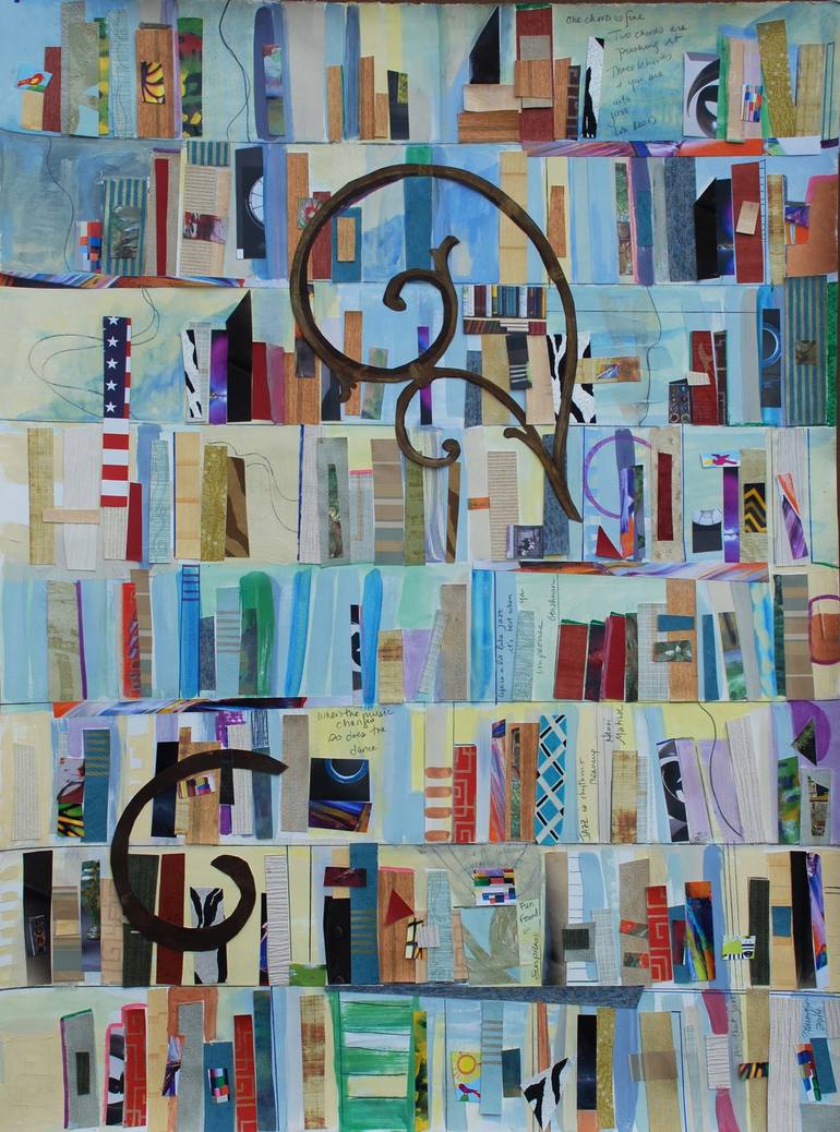 The Art of Jazz Collage by Jane Runyeon | Saatchi Art