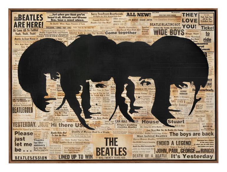 BEATLES Collage by Gabriel DFQ | Saatchi Art