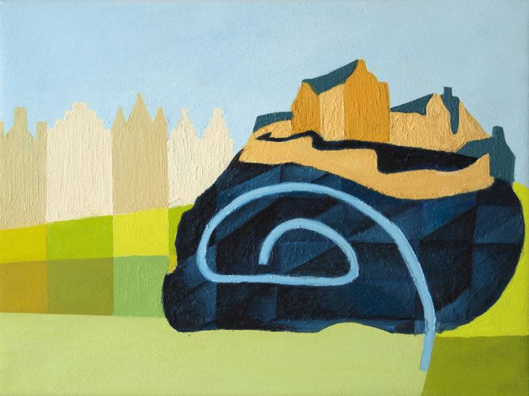 Edinburgh Painting by Antonio Naz | Saatchi Art