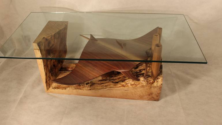 Manta Ray Coffee Table Sculpture by Todd Mcaneeley | Saatchi Art