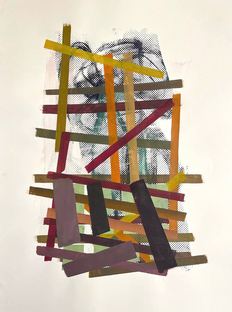 Cross Hatch series #1 Mixed Media by Sheldon Greenberg | Saatchi Art