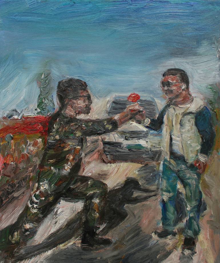 On Ning-Zhang Highway Painting by Chenlu Zhu | Saatchi Art