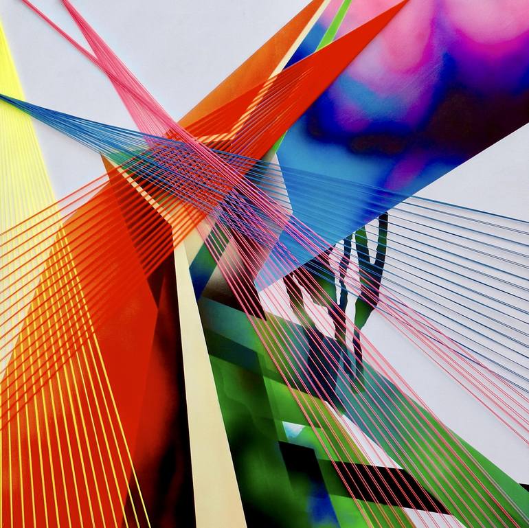 Collision Painting by Jean Allegri | Saatchi Art