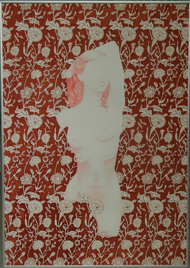 Rose Drawing by Steven Allan | Saatchi Art