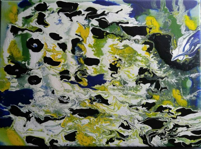 Dance of the Spots Painting by Shannon Eis | Saatchi Art