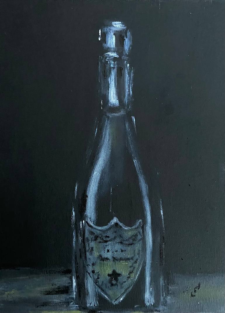 DOM PERIGNON Painting by Helen She | Saatchi Art