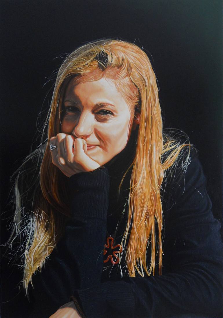 SERENA Painting by Matteo Germano | Saatchi Art