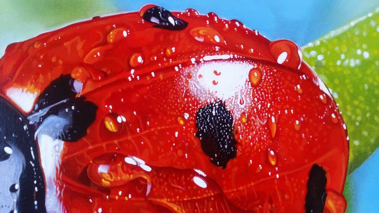 LADYBUG V Painting by Matteo Germano | Saatchi Art