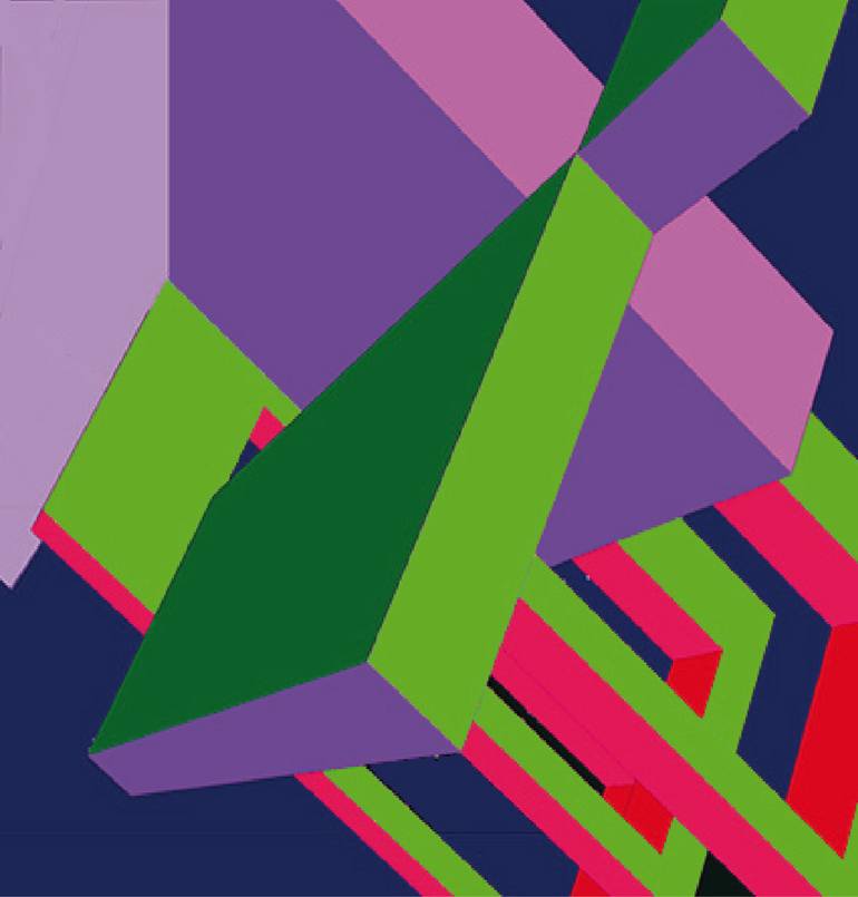 geo 2 Painting by lorenzo montanari | Saatchi Art