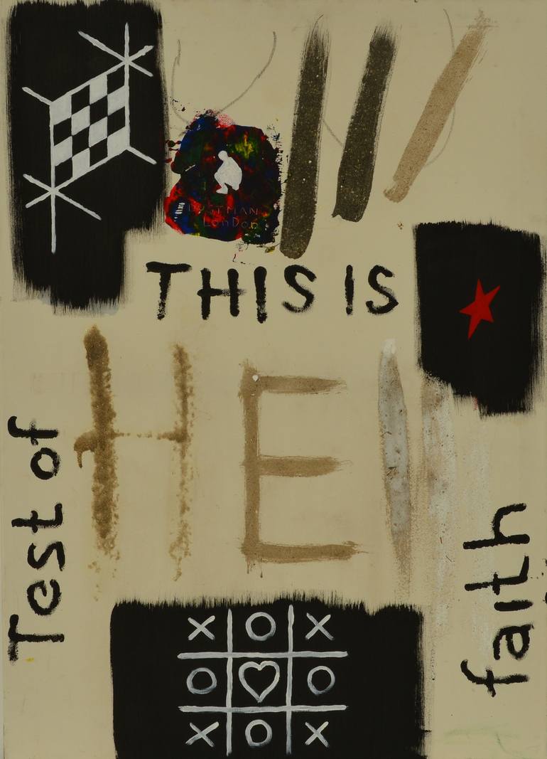 This is test of faith Painting by Dustman London | Saatchi Art