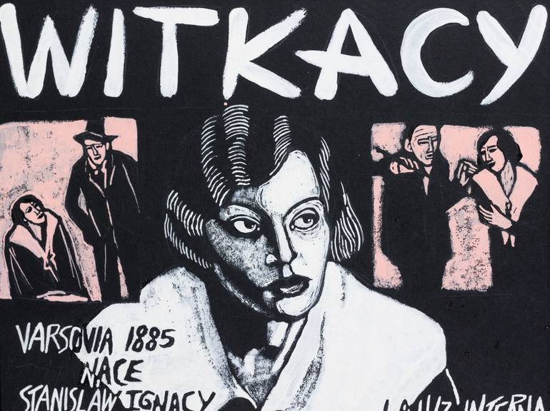 Witkacy 1-2 Drawing by Victoria Martos | Saatchi Art