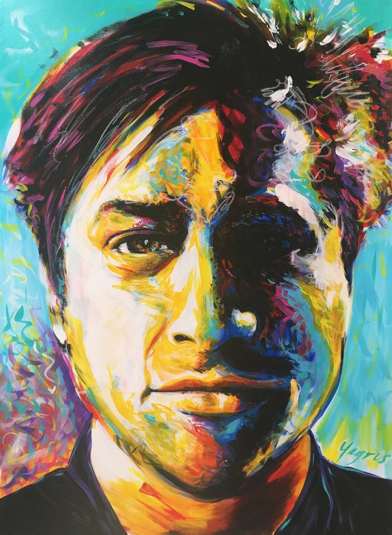 Logical Man Painting by Michelle Yegros | Saatchi Art