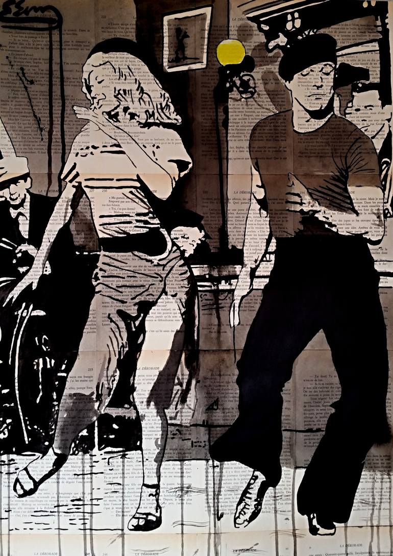 old days Drawing by jan noah | Saatchi Art