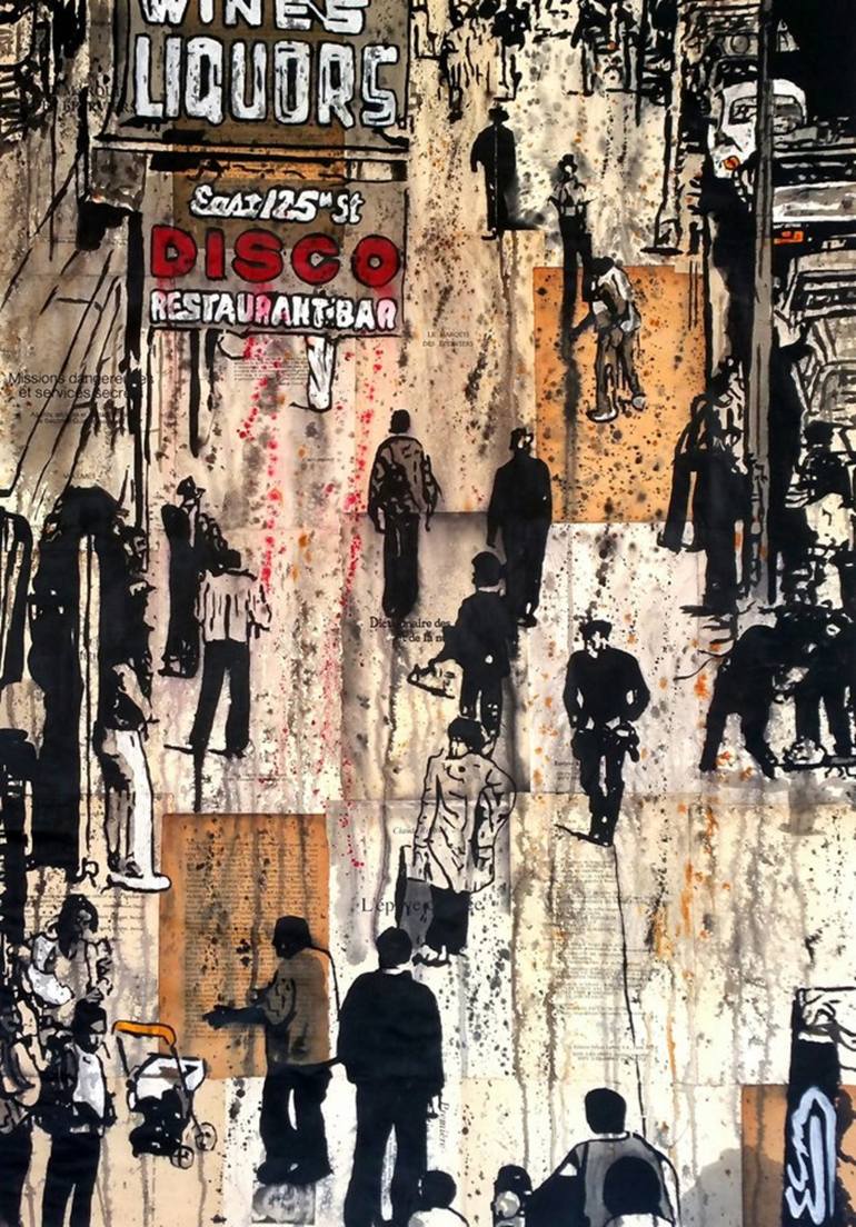 A woman in exile Drawing by jan noah | Saatchi Art