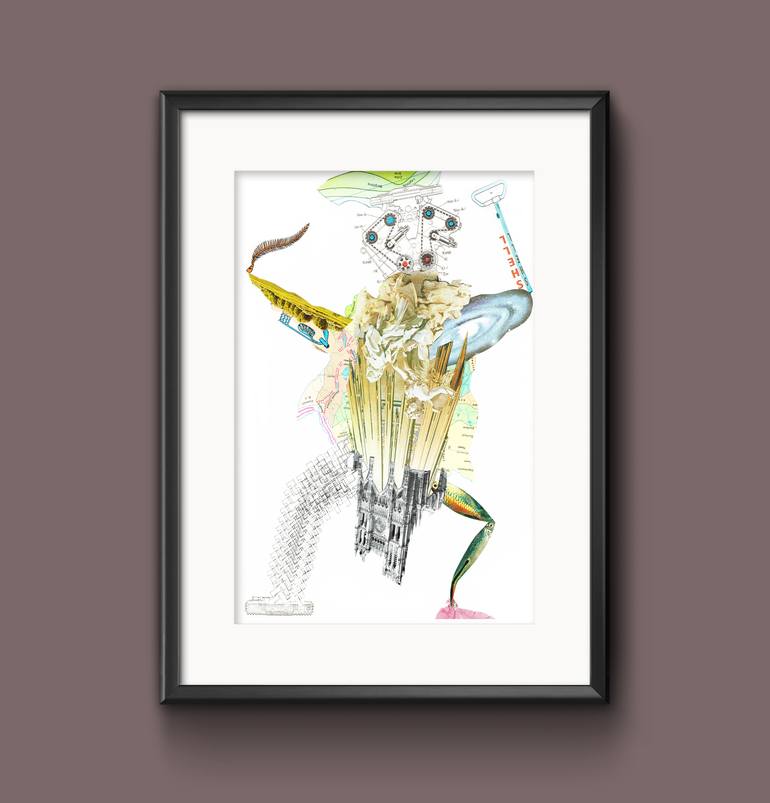 Daimon_IX (Michelangelo Shell Fish) Collage by Thomas Nagel | Saatchi Art